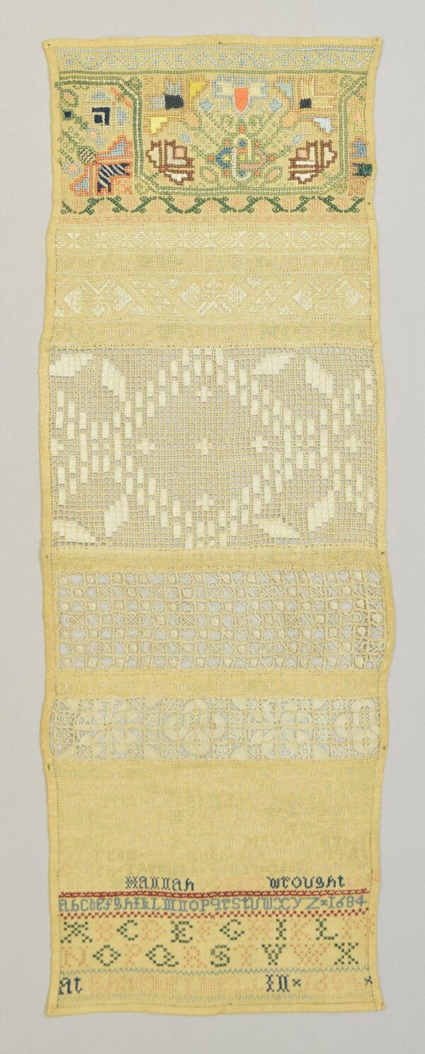 Sampler | Downes, Hannah | V&A Explore The Collections