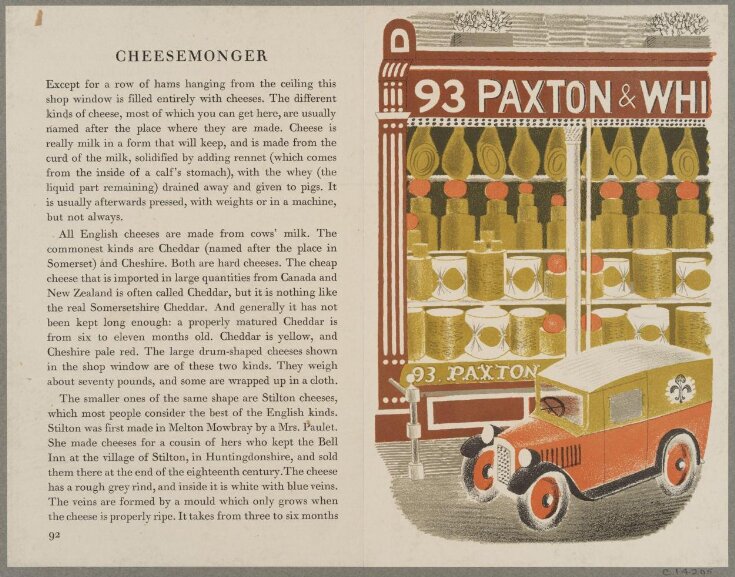 High Street | Ravilious, Eric | V&A Explore The Collections