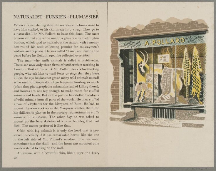 High Street | Ravilious, Eric | V&A Explore The Collections