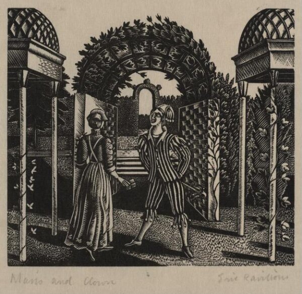 Mario and Clown | Ravilious, Eric | V&A Explore The Collections