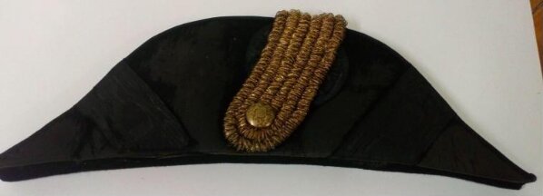 Bicorn, plume and carrying tins for the bicorn worn in HMS Pinafore | V ...