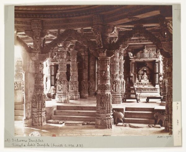 Vimala Vasahi temple, Dilwara, Rajasthan | Dayal, Lala Deen | V&A ...