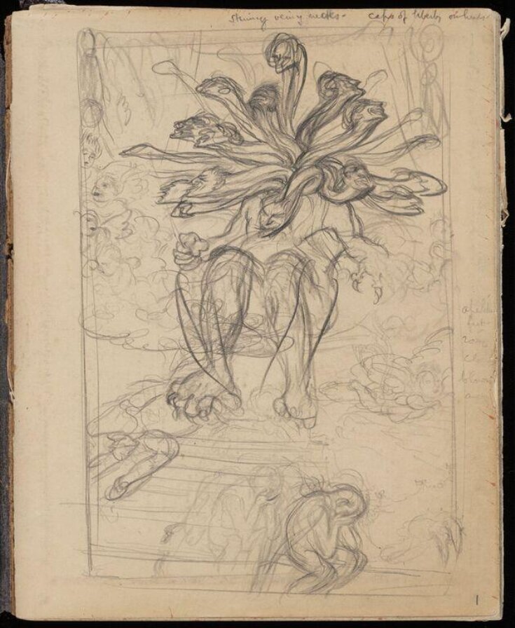 Sketchbook containing preliminary studies by Edmund Joseph Sullivan for ...