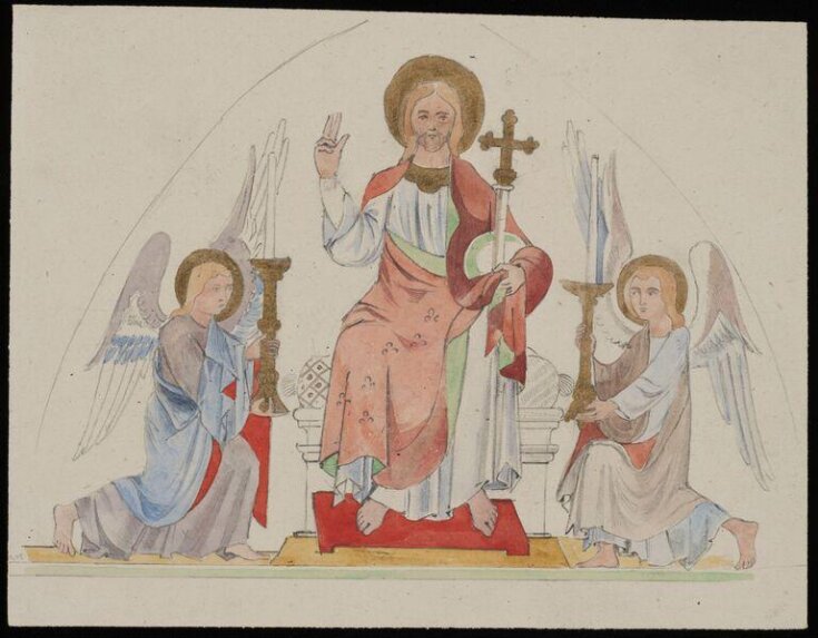 Painted decoration and other ornament, with miscellaneous sketches ...