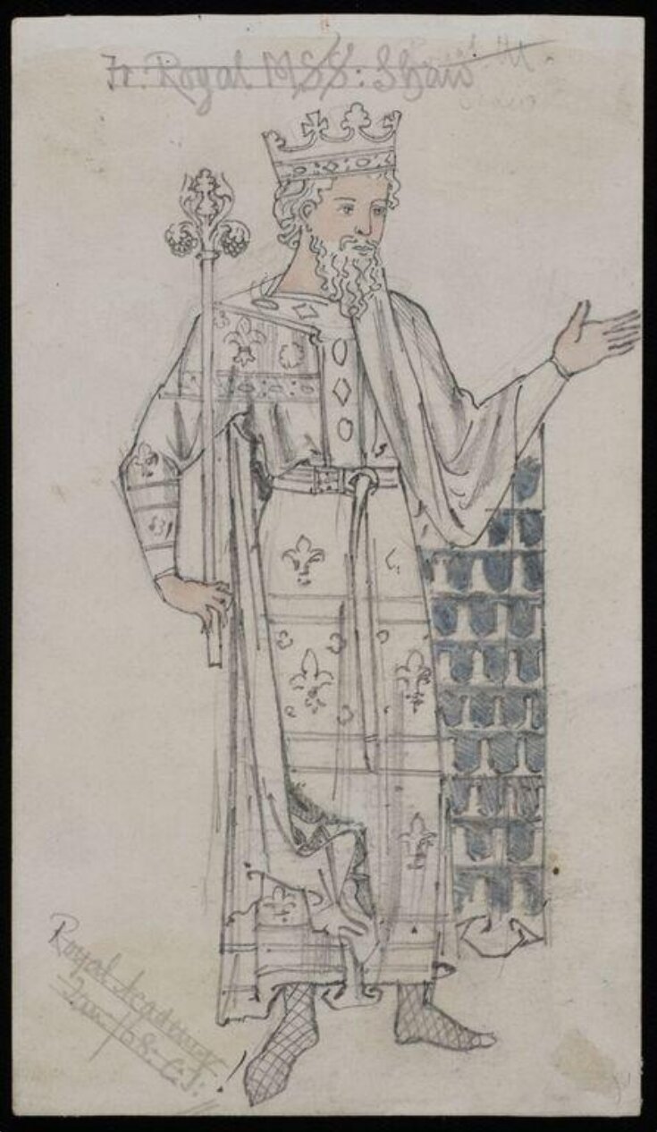 Painted decoration and other ornament, with miscellaneous sketches ...