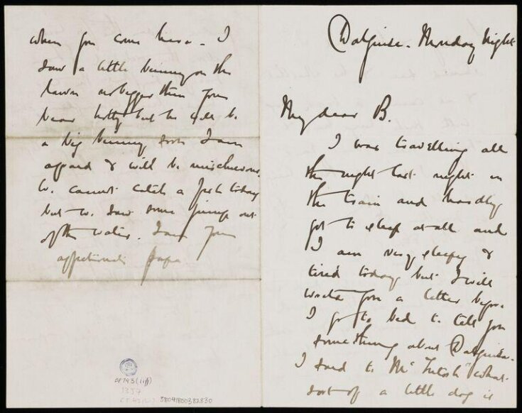 Letter | Potter, Rupert | Potter, Rupert | V&A Explore The Collections