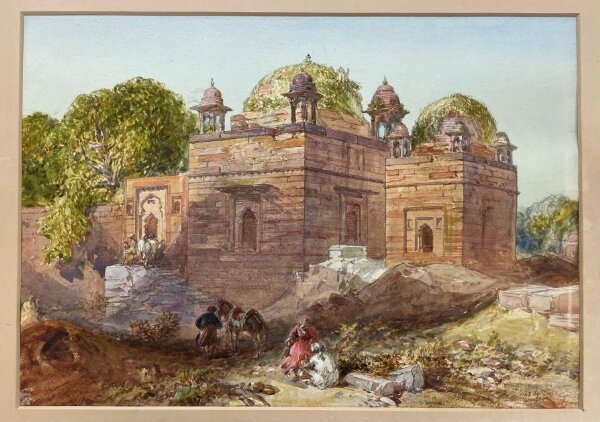 Ruins at Kannauj, India | Simpson, William RI FRGS | V&A Explore The ...