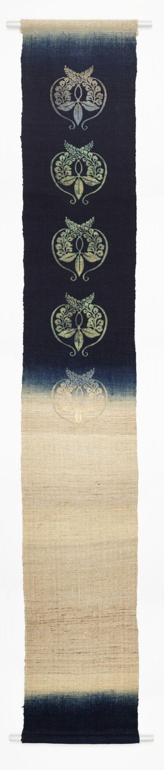 Crest of Wisteria on Wisteria Fabric | Shihoko Fukumoto | V&A Explore ...