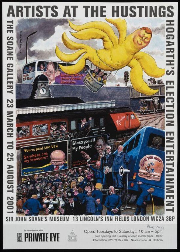 Artists at the Hustings. Hogarth's Election Entertainment | Steve Bell ...