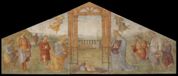 The Nativity: The Virgin, St Joseph and the Shepherds Adoring the Infant Christ | Perugino | V&A ...
