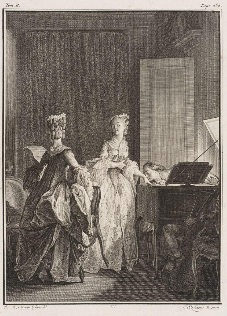 Le Clavecin | Nicolas de Launay | Jean-Michel Moreau | V&A Explore The ...