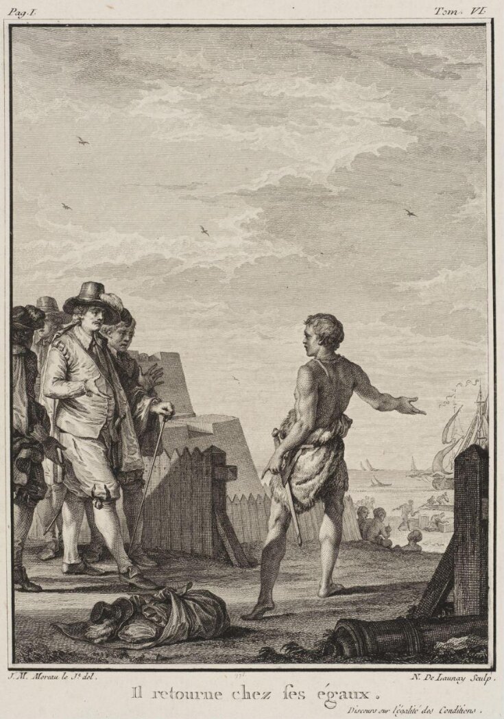 Il retourne chez ses égaux | Nicolas de Launay | Jean-Michel Moreau | V ...