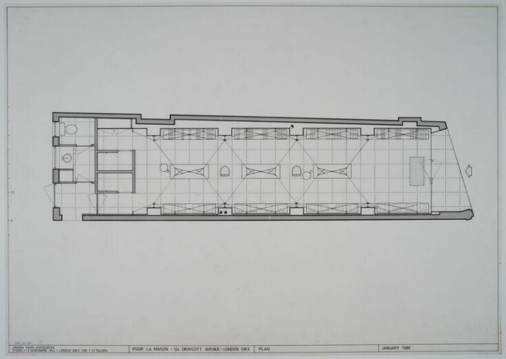 Architectural Drawing | Eva Jiřičná | V&A Explore The Collections