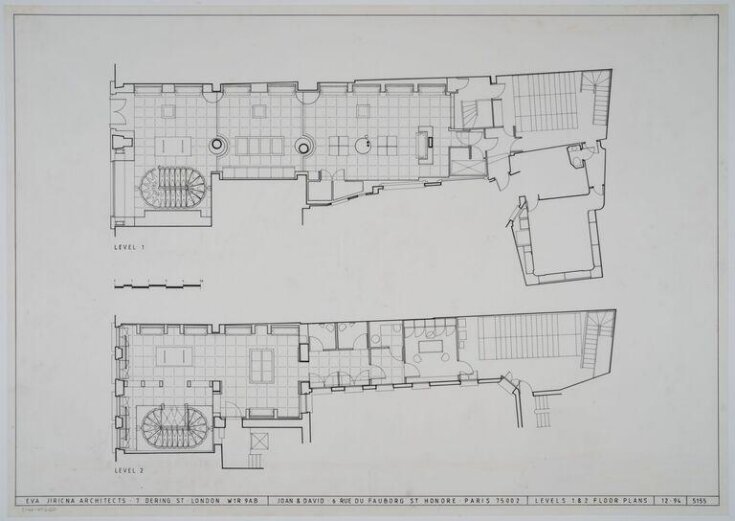 Architectural Drawing | Eva Jiřičná | V&A Explore The Collections