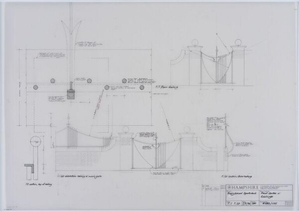 Architectural drawing of Priory School Sports Hall | Catherine (Kate ...