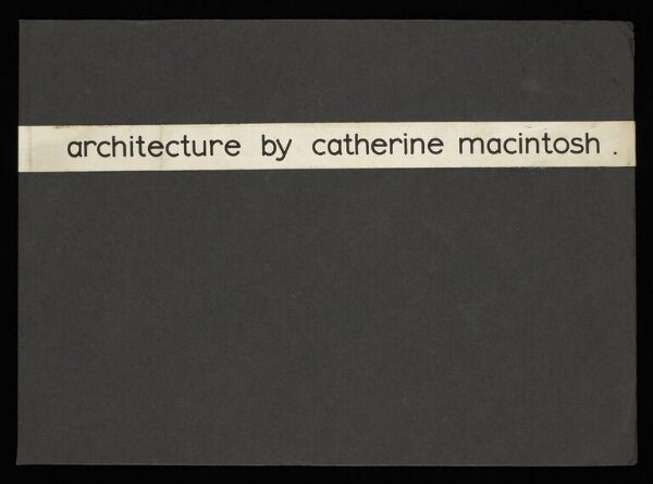 Architectural drawing (student work) | Catherine (Kate) Macintosh | V&A ...