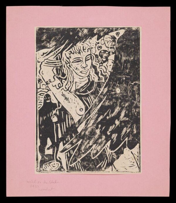 Witch on the stake | Hamerschlag, Margarethe | Margarethe Hammerschlag ...