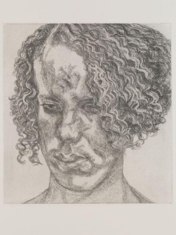 Girl with Fuzzy Hair | Balakjian, Marc | Freud, Lucian | V&A Explore ...