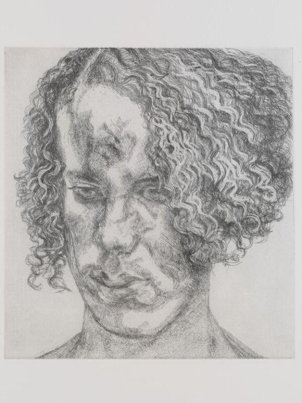 Girl with Fuzzy Hair | Balakjian, Marc | Freud, Lucian | V&A Explore ...