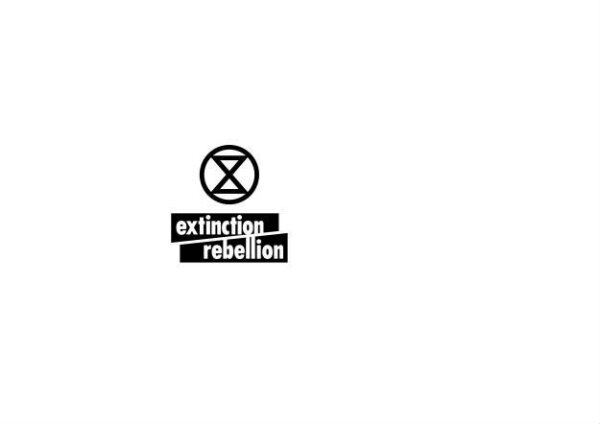Extinction Rebellion logo | ESP Goldfrog ESP | V&A Explore The Collections