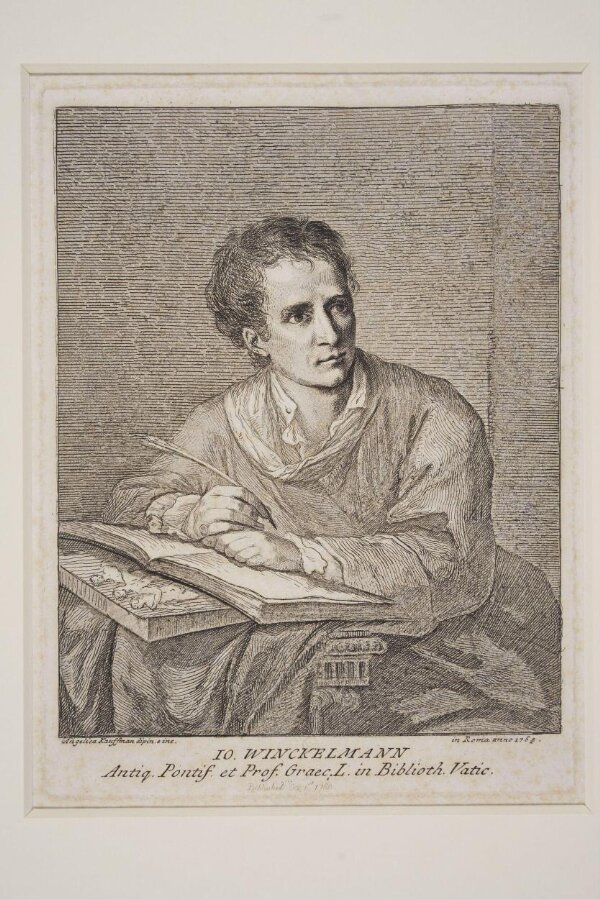 Portrait of Winckelmann | Angelica Kauffman | V&A Explore The Collections