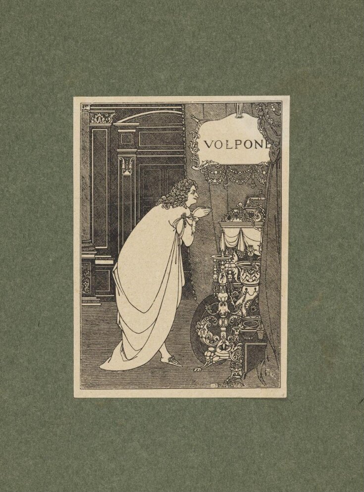 Volpone adoring his treasure | Aubrey Beardsley | V&A Explore The ...