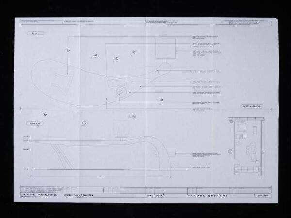 Desk design for Jonathan Newhouse, plan and elevation | V&A Explore The ...