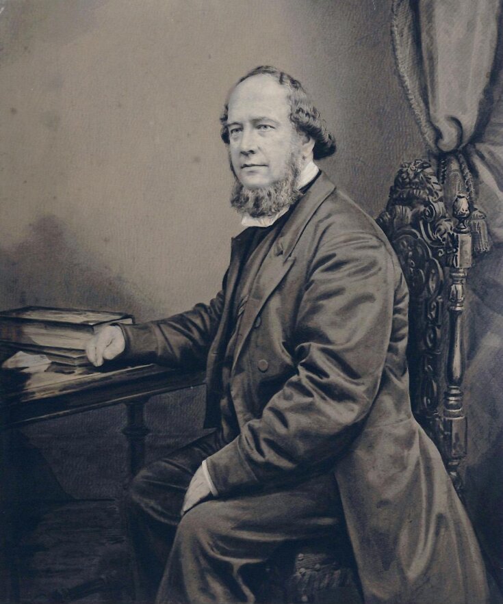 Painted photograph of a man | Calvert Richard Jones | V&A Explore The ...