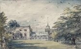 Pitt Place, Epsom, the house of Mr. Digby Neave | Constable, John (RA ...