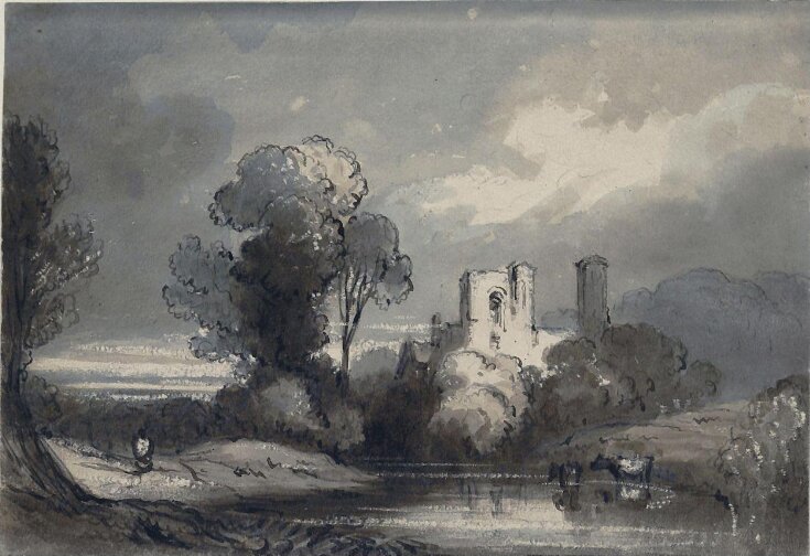 Landscape with Abbey by a Stream | Henry Bright | James Robertson | V&A ...