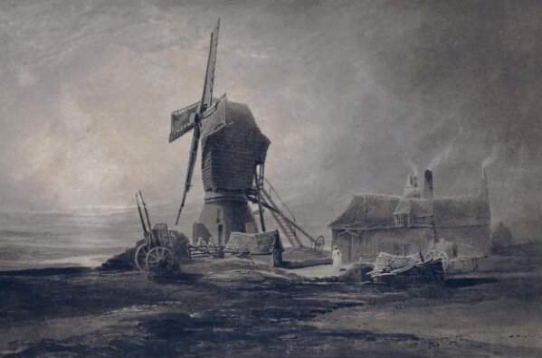 Old Windmill on Windmill Hill, Gateshead | Richardson, Thomas Miles ...