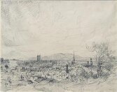 A view of Worcester from the north | Constable, John (RA) | V&A Explore ...