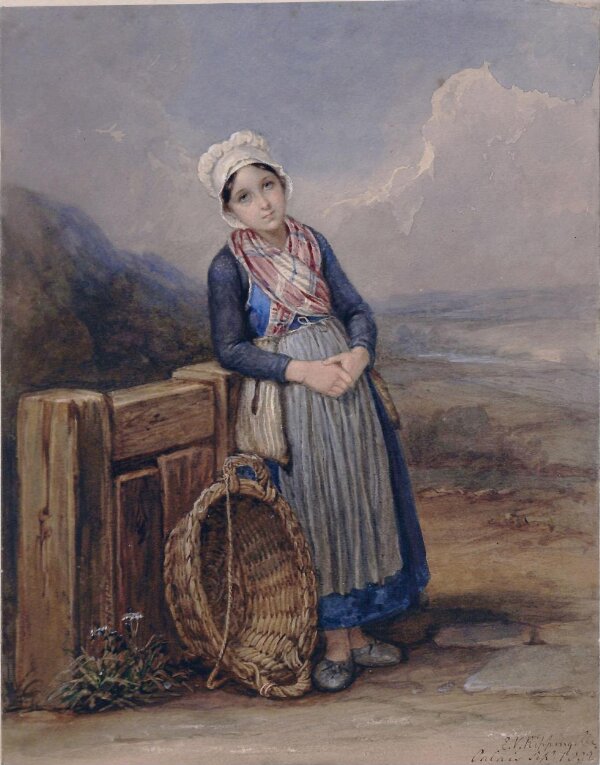 A Fisher Girl of Calais | Rippingille | V&A Explore The Collections
