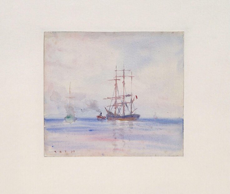 Study of Shipping | Henry Scott Tuke | V&A Explore The Collections