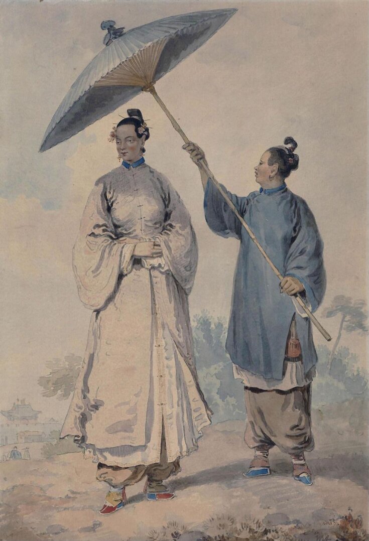 A Chinese lady with attendant | Alexander | V&A Explore The Collections