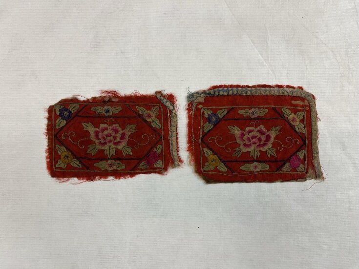 Pair of pillow ends | V&A Explore The Collections