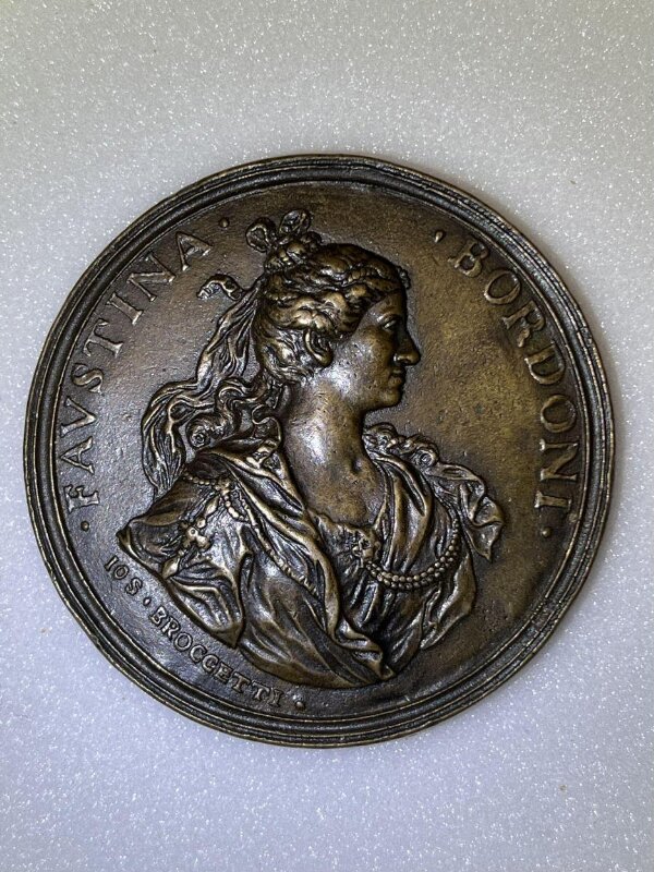 Portrait medal of Faustina Bordoni | Broccetti, Giuseppe | V&A Explore ...