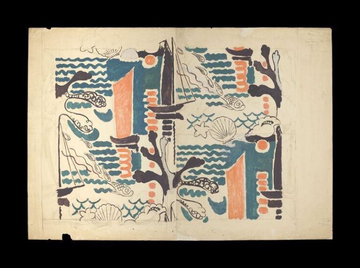 Design for textile | Vanessa Bell | V&A Explore The Collections