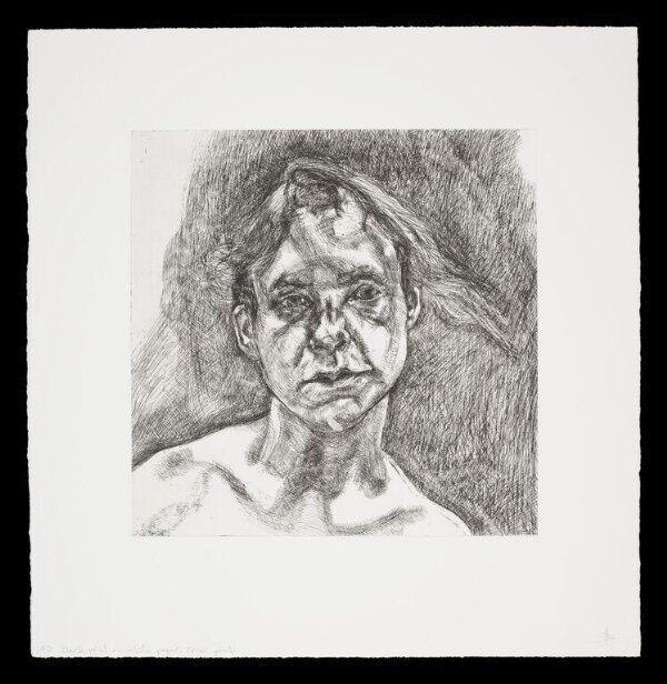 Head of a Naked Girl | Balakjian, Marc | Freud, Lucian | V&A Explore ...