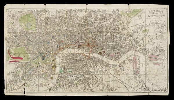 Reynold's map of London with the latest improvements | V&A Explore The ...