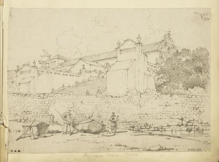 The church of S. Francisco, Macau | George Chinnery | V&A Explore The ...