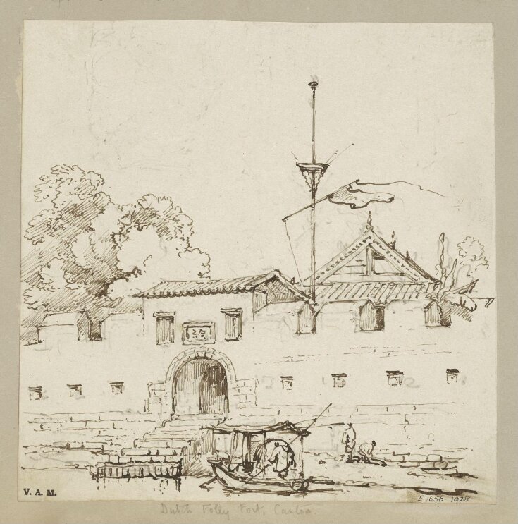 The 'Dutch Folly Fort', Canton | George Chinnery | V&A Explore The ...