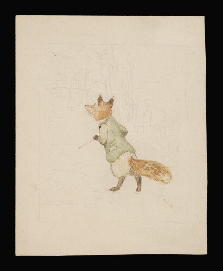A fox walking through a wood | Beatrix Potter | V&A Explore The Collections