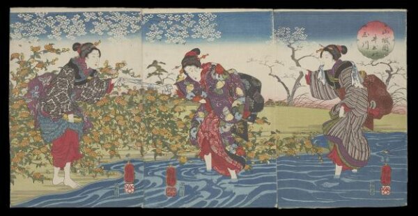 The Ide Jewel River in Yamashiro Province (Yamashiro [no] kuni Ide no ...