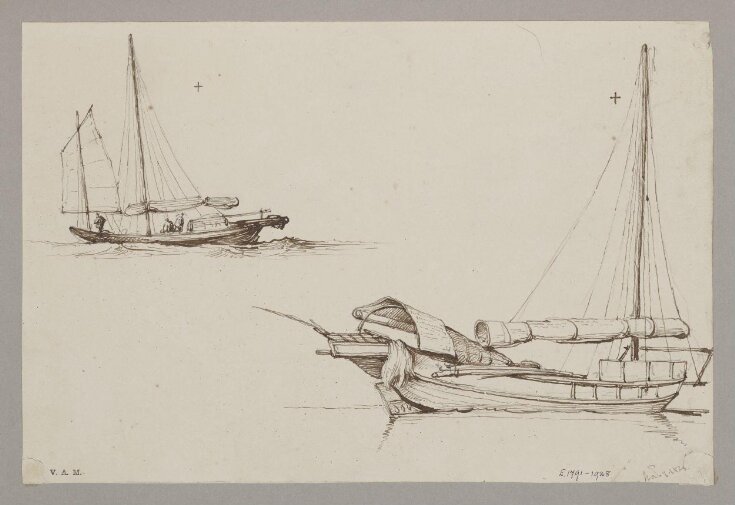 Small Chinese junks | George Chinnery | V&A Explore The Collections