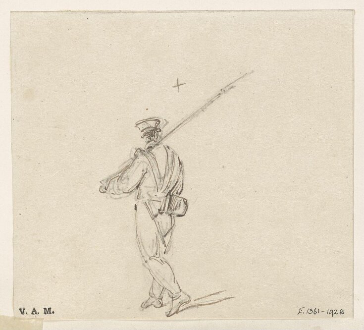 A soldier, Macau | George Chinnery | V&A Explore The Collections