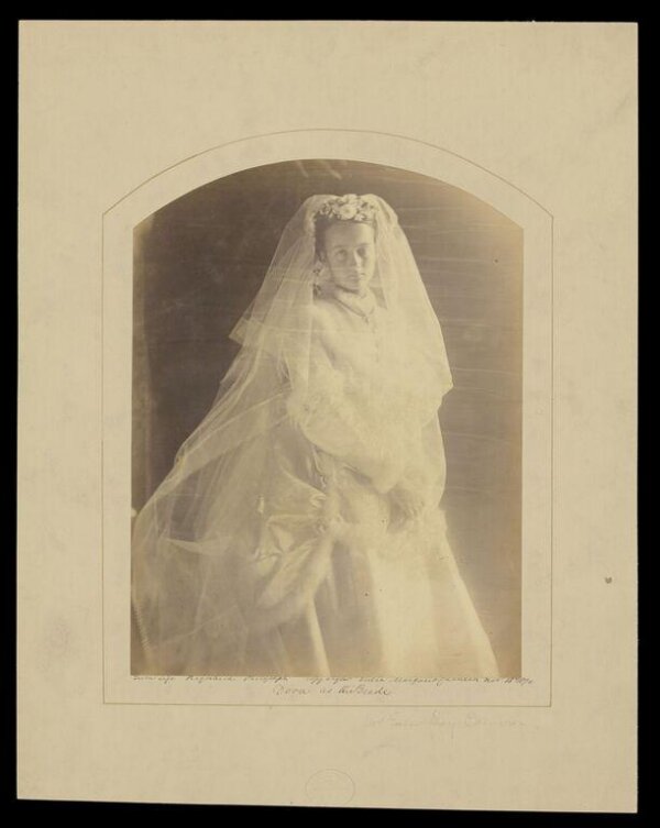 Dora as the Bride | Cameron, Julia Margaret | V&A Explore The Collections