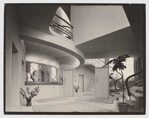Hall of Modern House at Chertsey (Architect Raymond McGrath, F.R.I.B.A ...